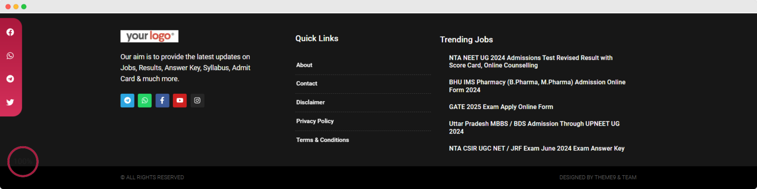 Sarkari Result Website Template | Design a Website Like SarkariResult ...